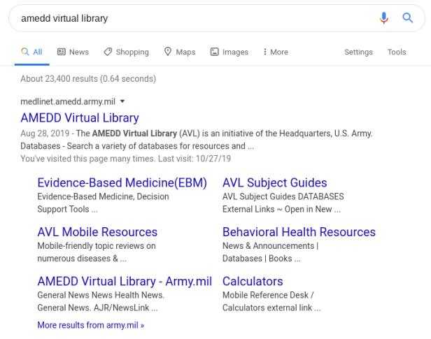 How to Get Free Medical Resources Through AMEDD Virtual Library – Next ...