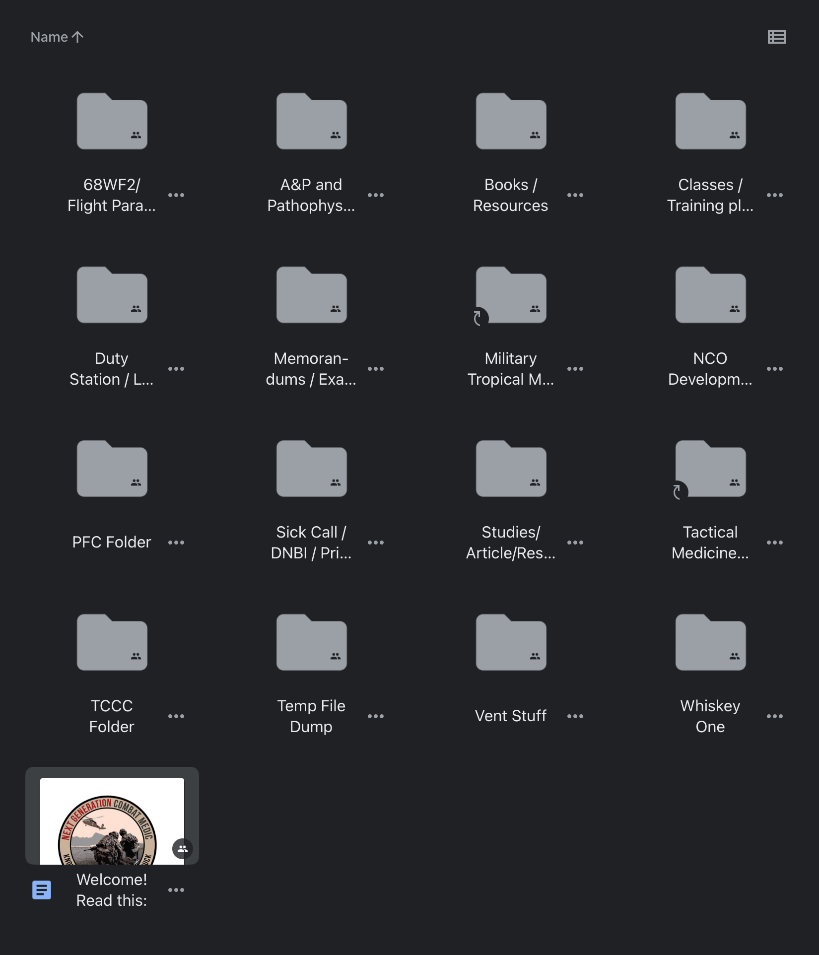 Discord and Google Drive! – Next Generation Combat Medic