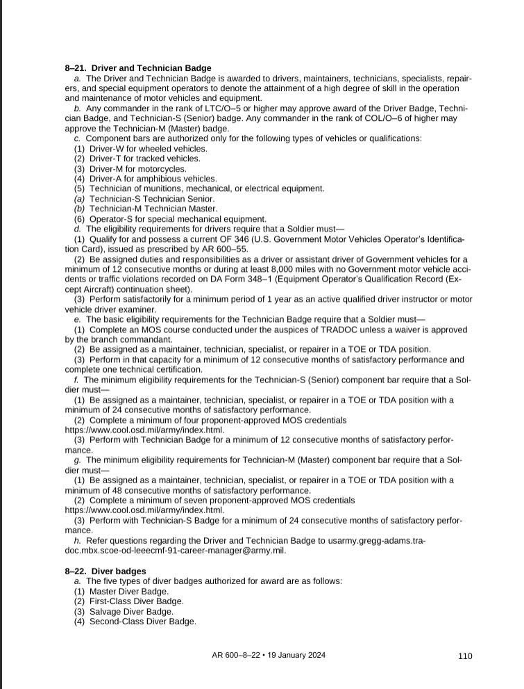 Technician Badge for 68W – How to get yours: – Next Generation Combat Medic